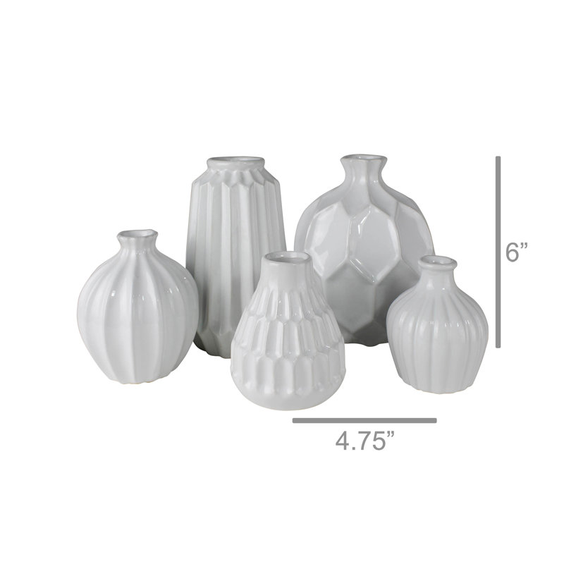 Wade Logan® Annaleigha Vases - Set Of 5 | Wayfair